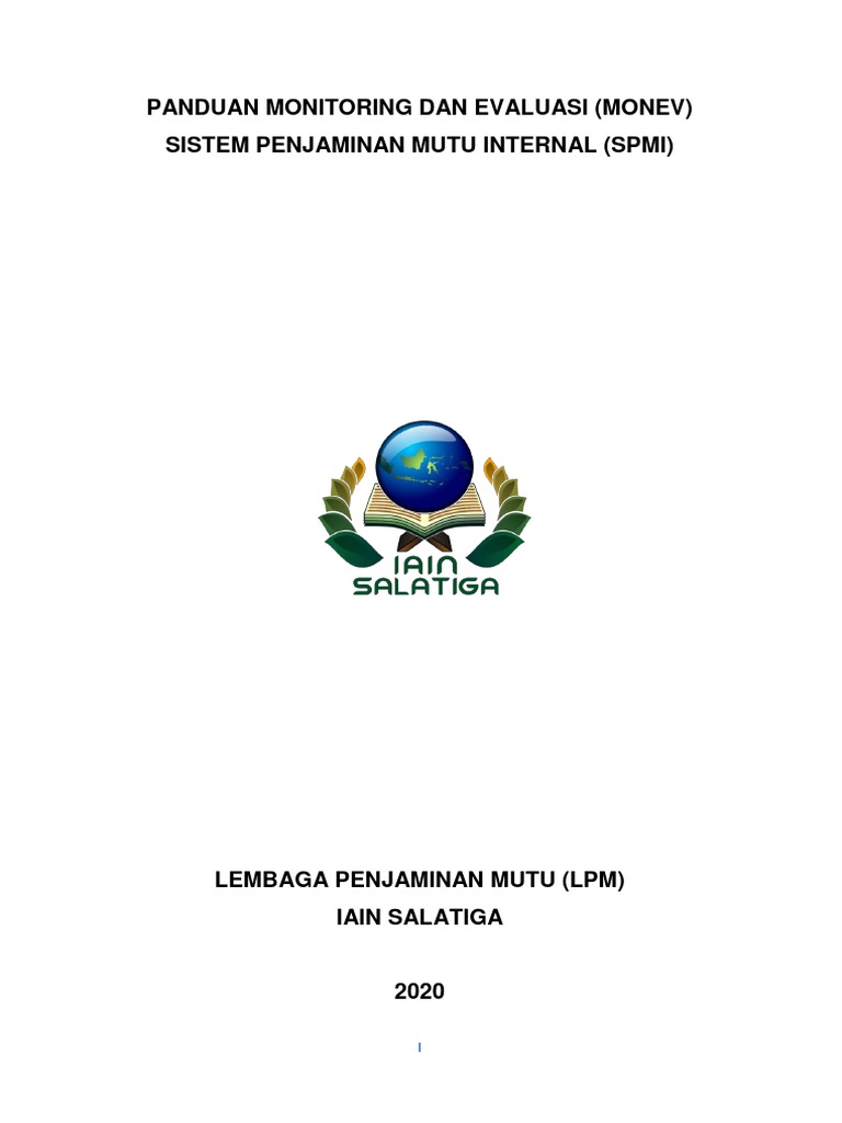 Panduan Monev SPMI 2020 | PDF