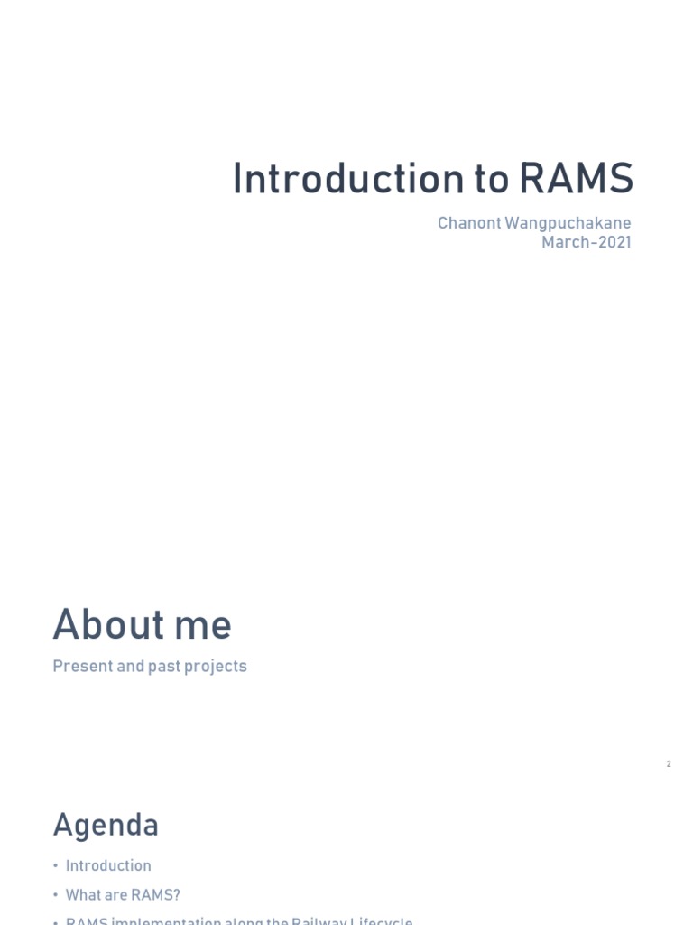 Introduction To RAMS - For KU | PDF | Reliability Engineering | Systems ...