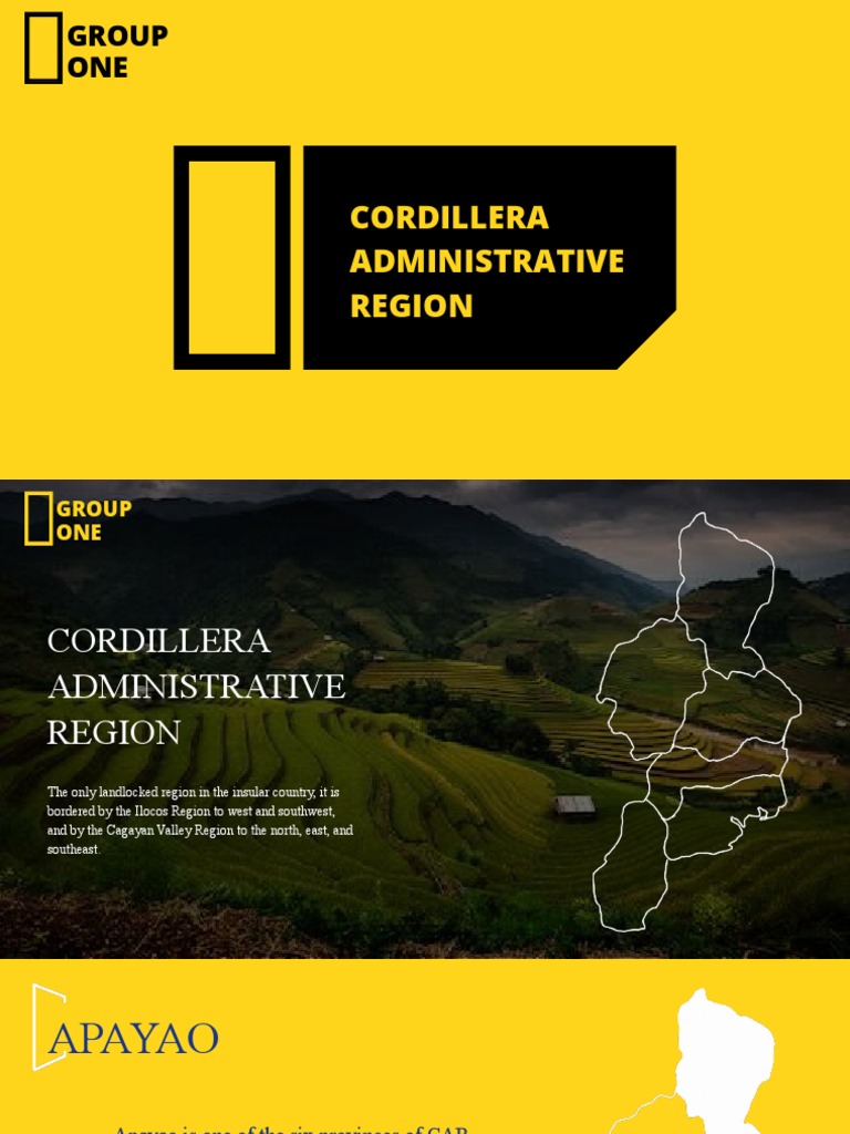 Cordillera Administrative Region | PDF | Ethnicity | Ethnic Groups