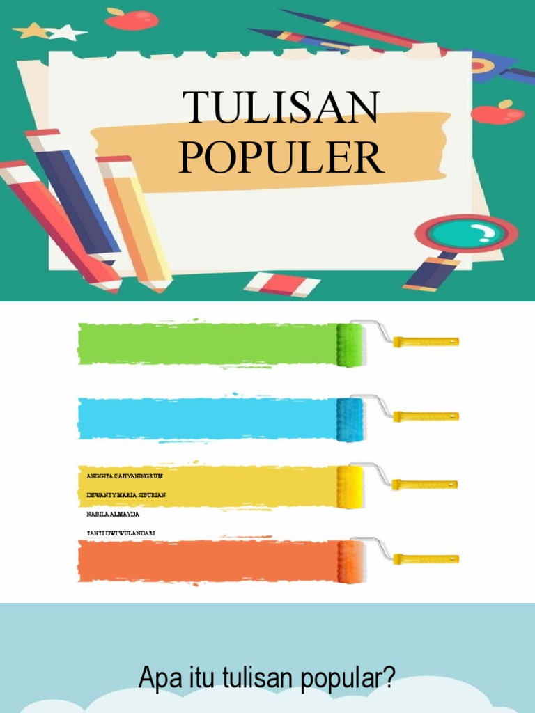 Panduan Menulis Tulisan Populer | PDF