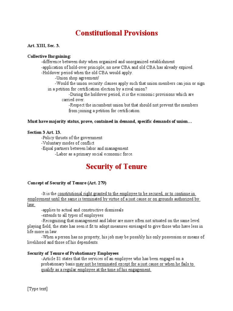 Labor Law Review Notes | PDF | Employment | Law Of Agency