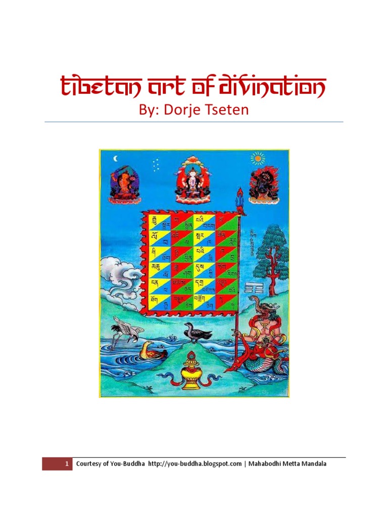 Tibetan Art of Divination | PDF | Tibetan Buddhism | Vajrayana