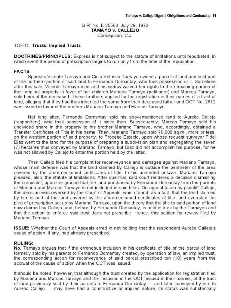 Implied Trust Upheld: Express Recognition Transforms Implied Trust into ...