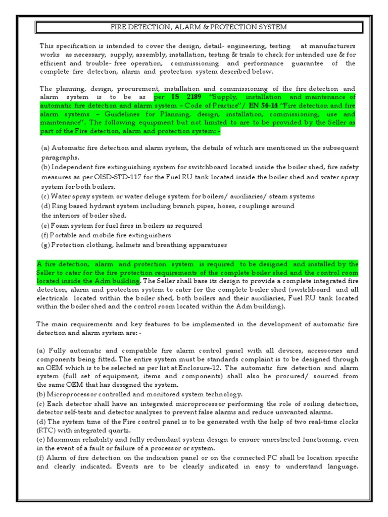 Fire Detection | PDF | Fires | Pipe (Fluid Conveyance)