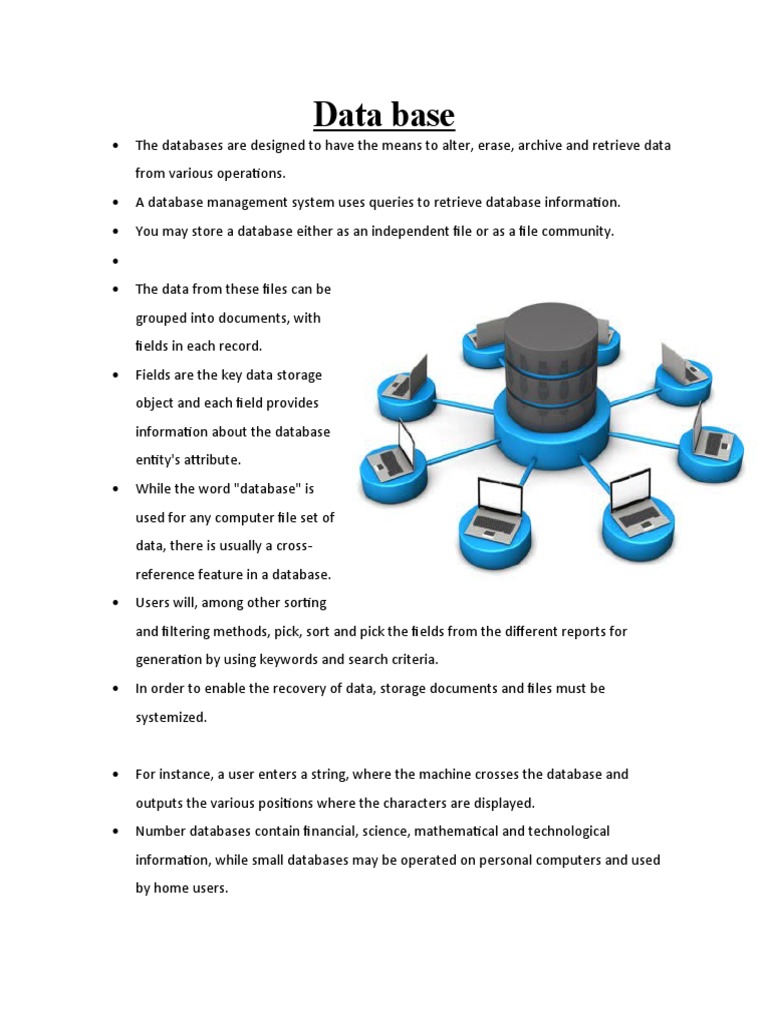 Data Base | PDF | Databases | Computer File Data Base | PDF | Databases | Computer File