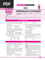 Aakash Scholarship Test Sample Papers - ANTHE Previous Year Question ...