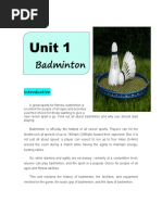 Badminton Sports Project | PDF | Racquet Sports | Athletic Sports
