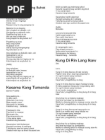 Di Ko Kayang Mabuhay Kung Wala Ka Sa Piling Ko | PDF