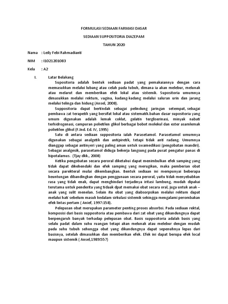 Jurnal Suppo Diazepam | PDF