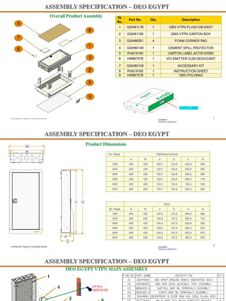Nnz5220700 - DBG VTPN Assembly Specification Flush Type DB | PDF ...
