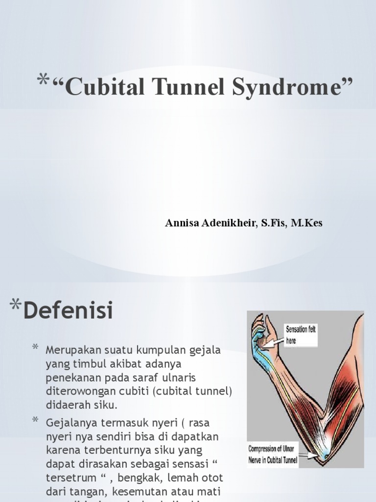 Cubital Tunnel Syndrome | PDF