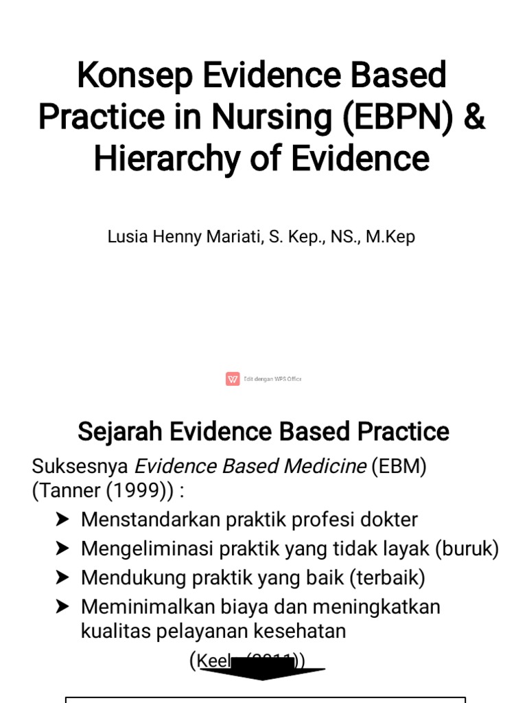 Evidence-Based Nursing Practice Guide | PDF