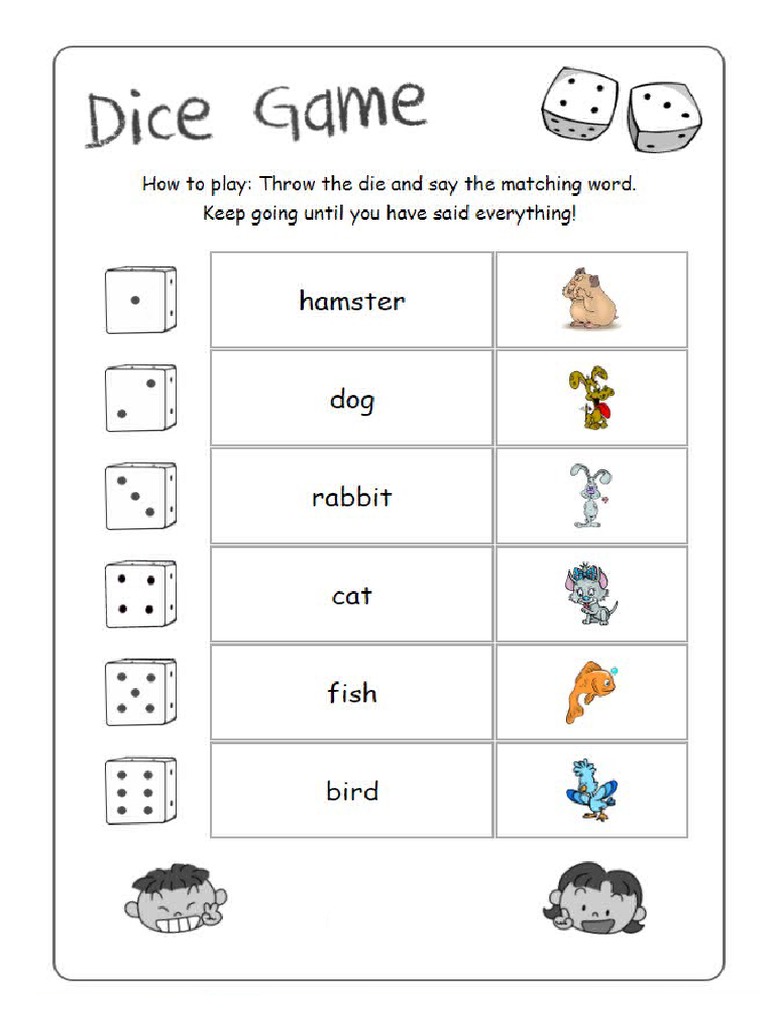 Pets Dice Game | PDF