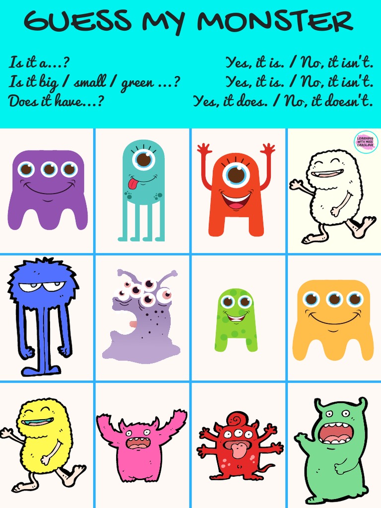 Guess My Monster | PDF