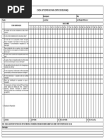 Check List Cinto de Segurança NR 35 | PDF