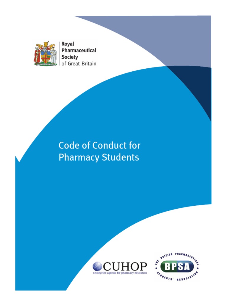 Guidelines for Professional Conduct: Code of Conduct for Pharmacy ...