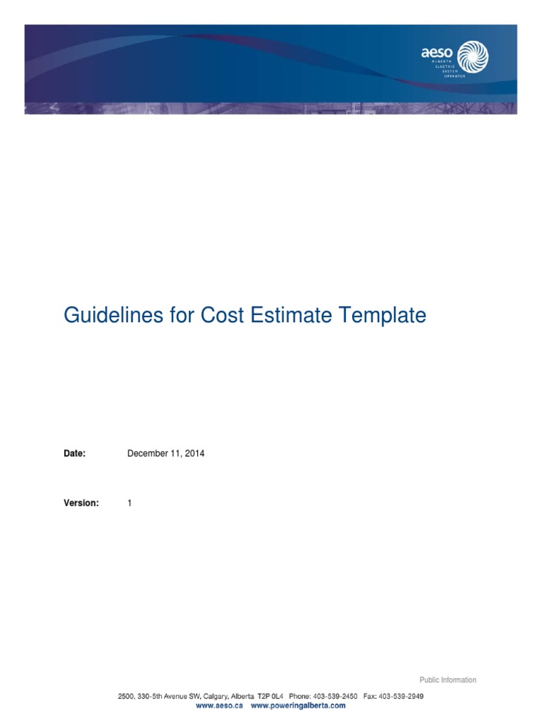 Sample Project Estimate Template | PDF | Microsoft Excel | Spreadsheet