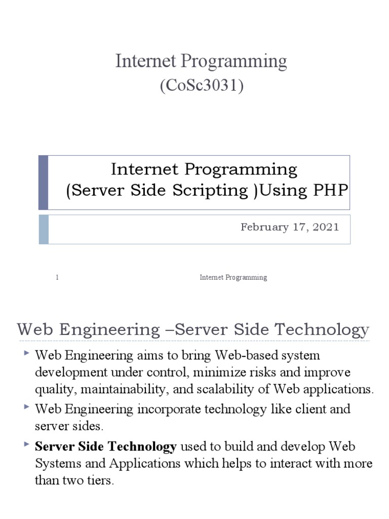 Chapter 4 | PDF | Dynamic Web Page | Php