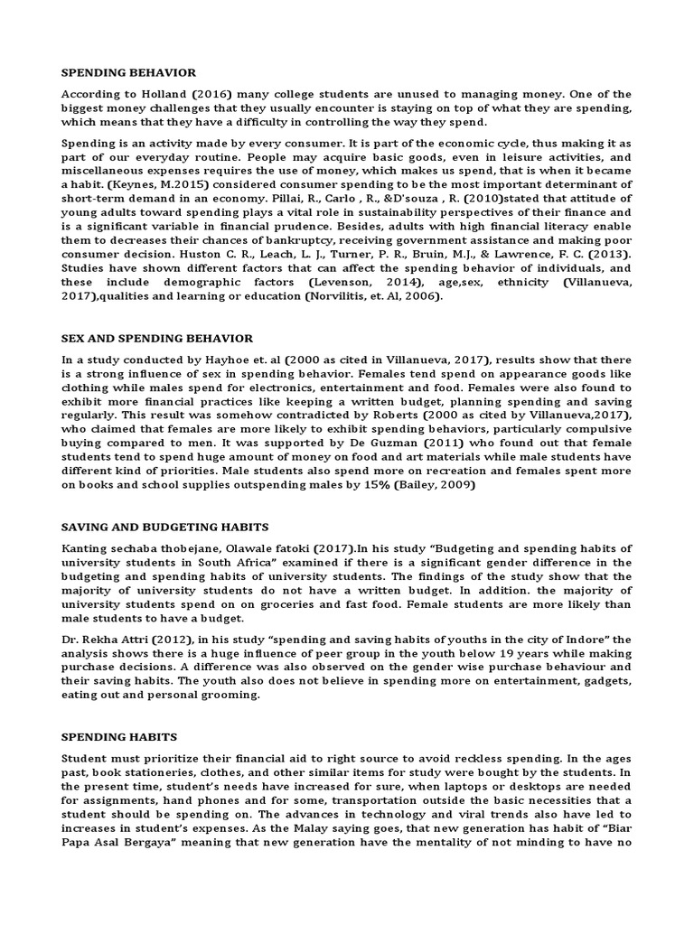 RRL Foreign | PDF | Saving | Student Loan