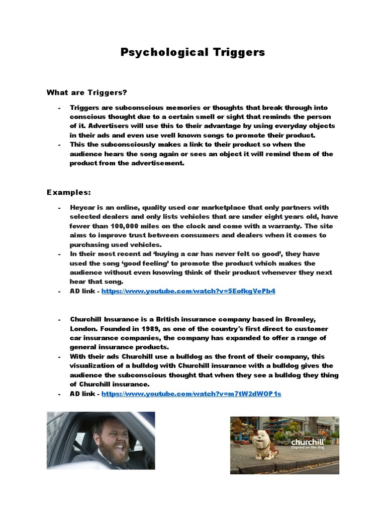 Psychological Triggers | PDF