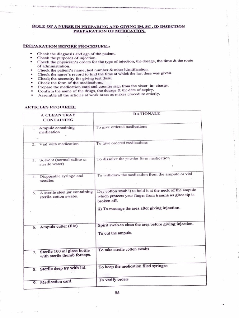 IM and IV Injection Procedures for Nurses | PDF | Intravenous Therapy ...