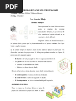 Métodos de Proyección: Tercer y Primer Ángulo | PDF