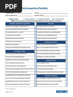 Work at Height Checklist | PDF | Safety | Business