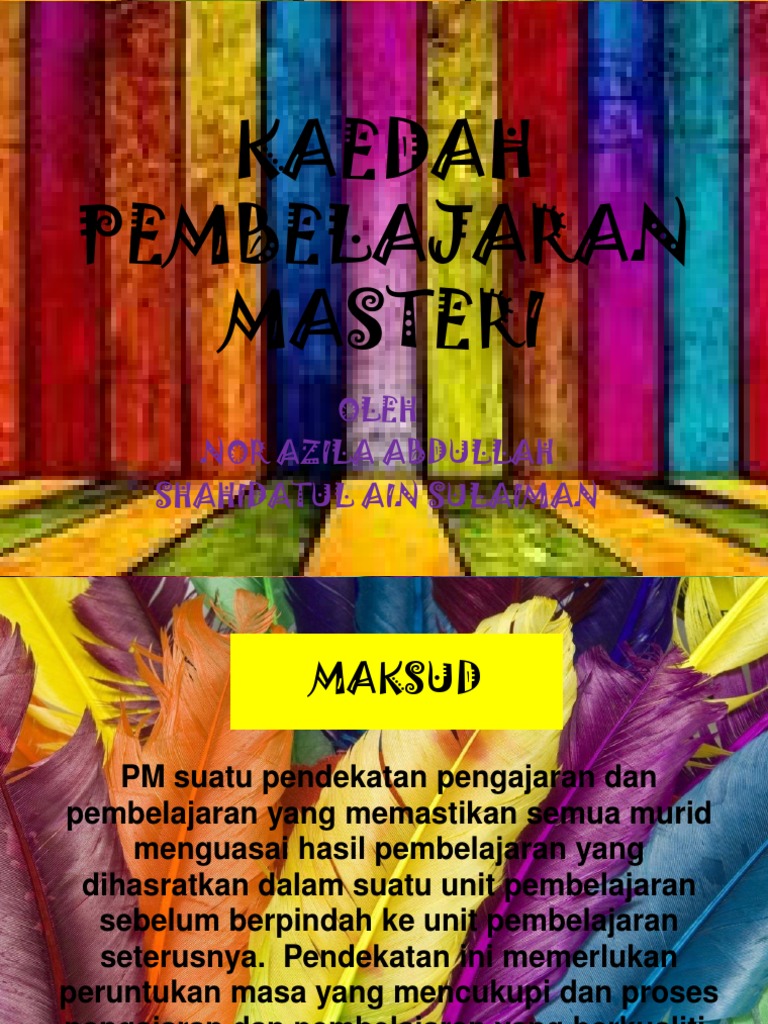 Kaedah Pembelajaran Masteri | PDF