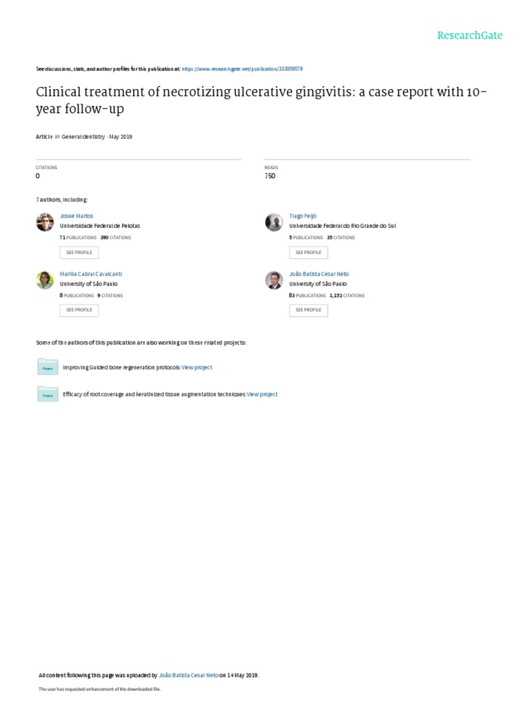 2019 Nug | PDF | Periodontology | Oral Hygiene