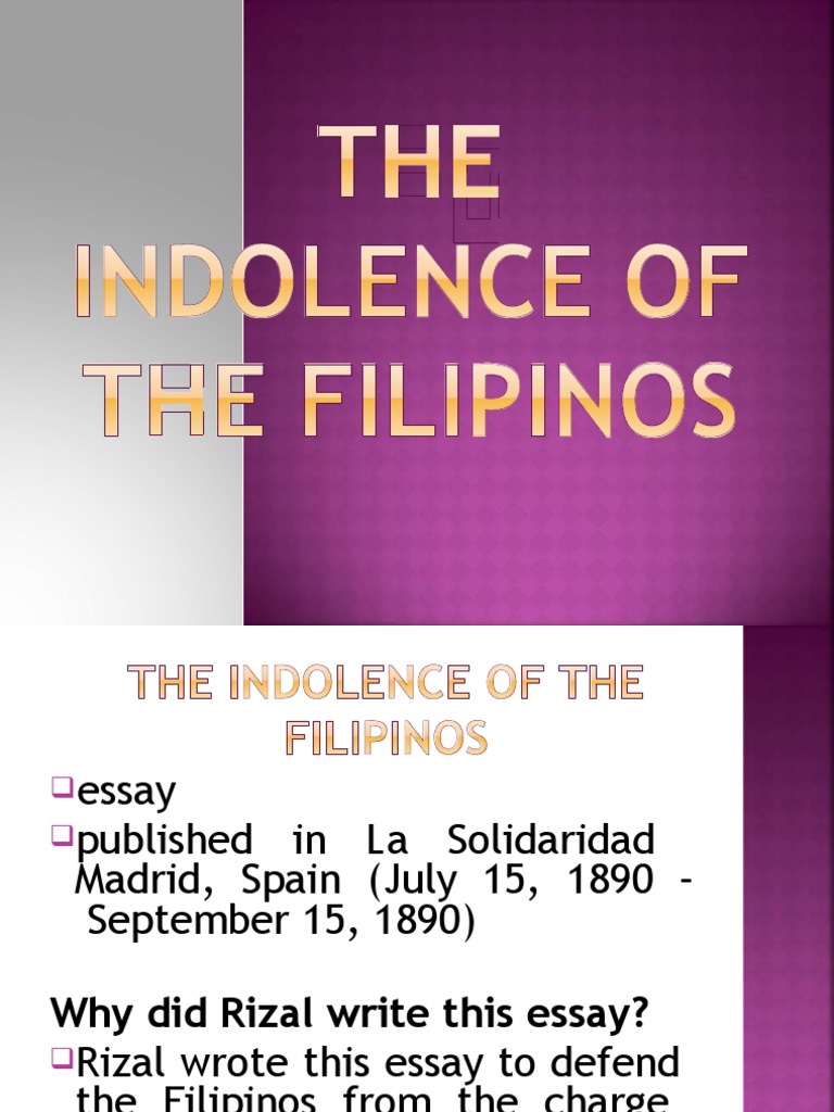 Indolence | PDF | Travel | History