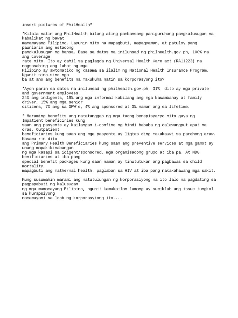 PHILHEALTH | PDF