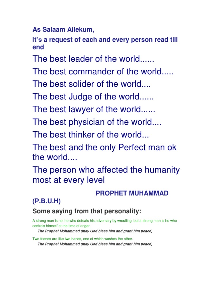 Biography of Prophet Muhammad | PDF | Muhammad | Medina