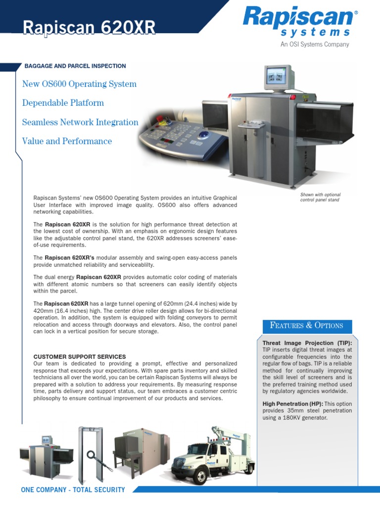 Rapiscan 620xr Datasheet Two | PDF | Computer Monitor | Computer ...