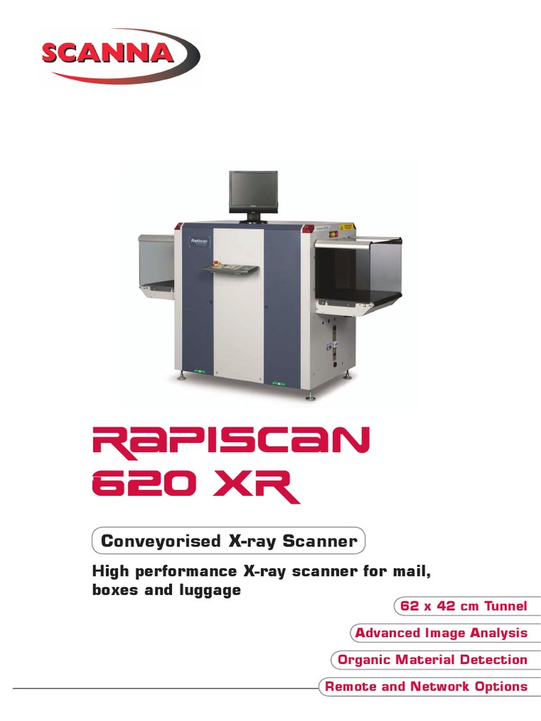 Rapiscan 620 XR: Product Specifications and Capabilities for a High ...