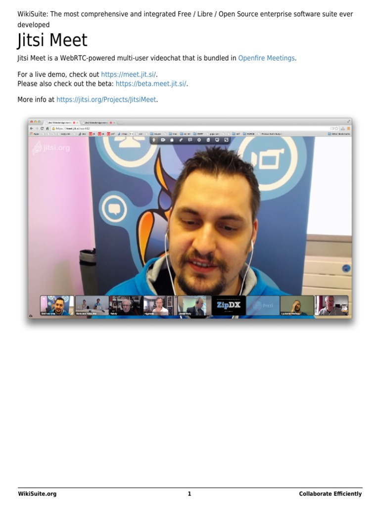 Jitsi Meet | PDF