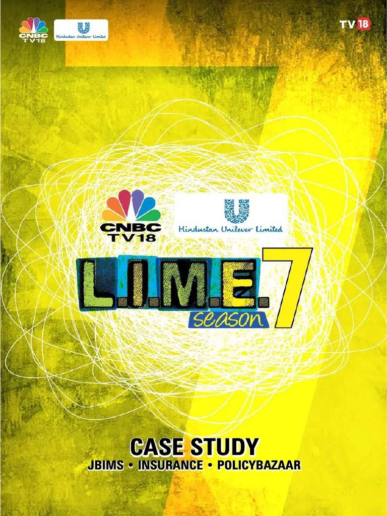 PDF Lime 7 Case Study Policybazaar - Compress | Download Free PDF | Market Segmentation | Marketing