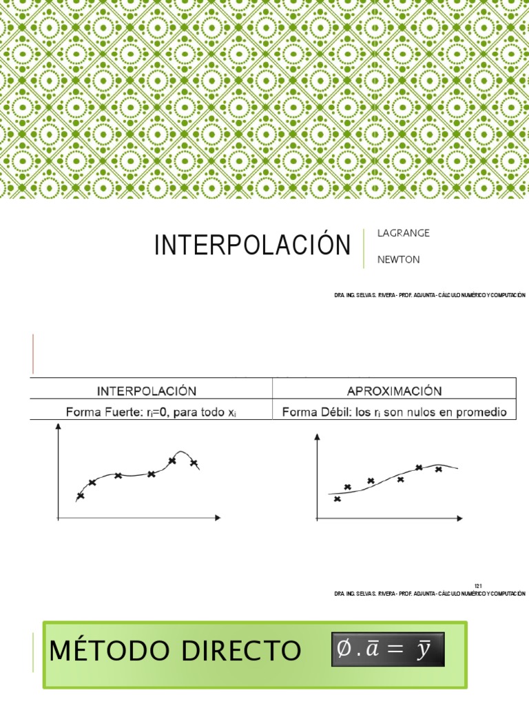 Interpolación | PDF | Análisis numérico | Ciencia computacional
