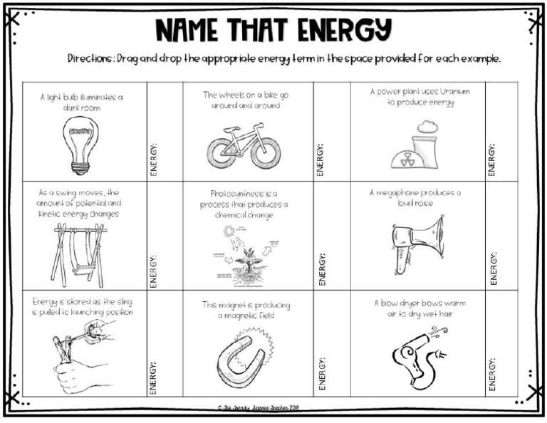 Copia de Name That Energy Worksheet | PDF