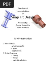 Design Calculations For Snap Fit Joints in Plastic Parts Ticona PDF ...