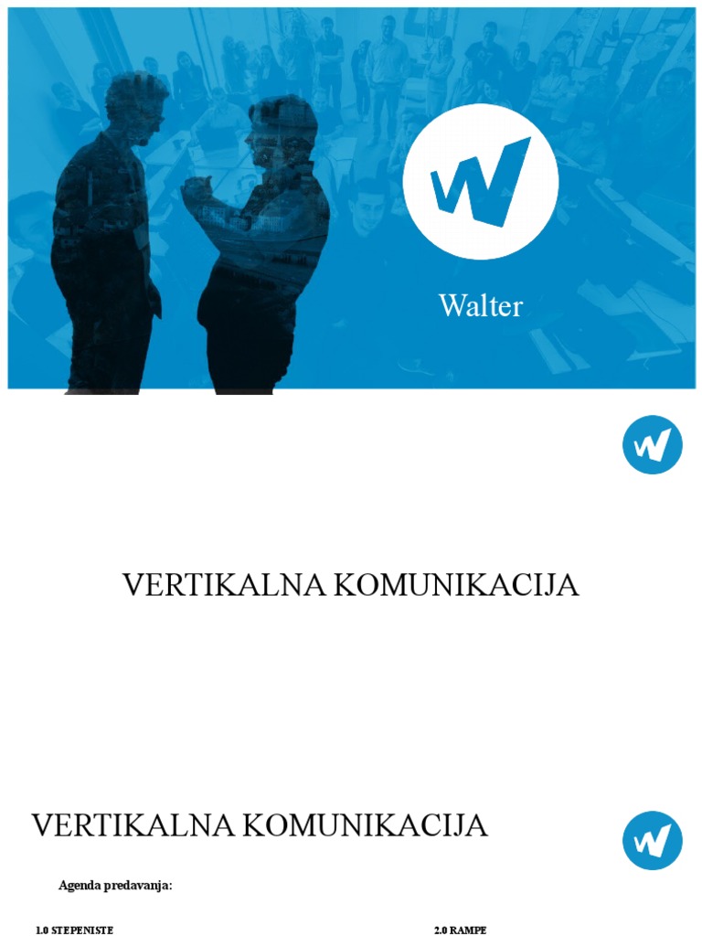 7.0 Vertikalna Komunikacija | PDF