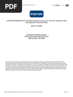 Design No. UL U419: (610 MM) 24" (610 MM) 24" | PDF | Drywall ...