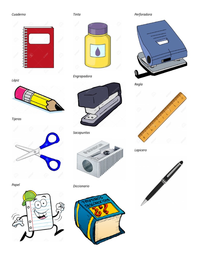 Utilies Escolares Animados | PDF