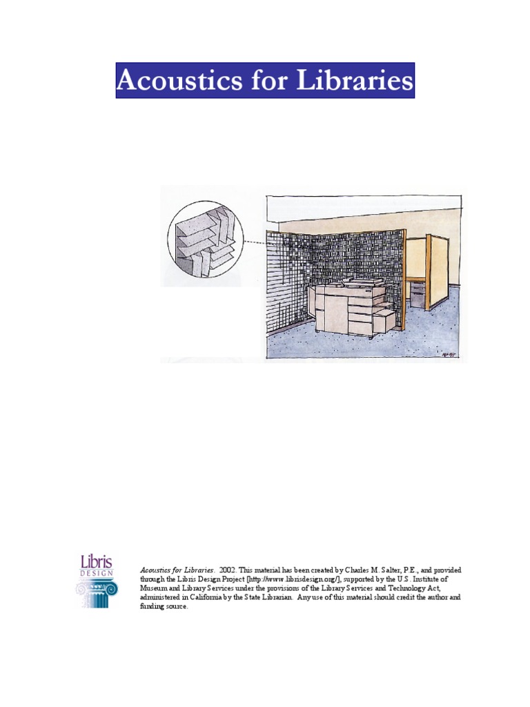 Acoustics For Libraries | PDF | Sound | Duct (Flow)