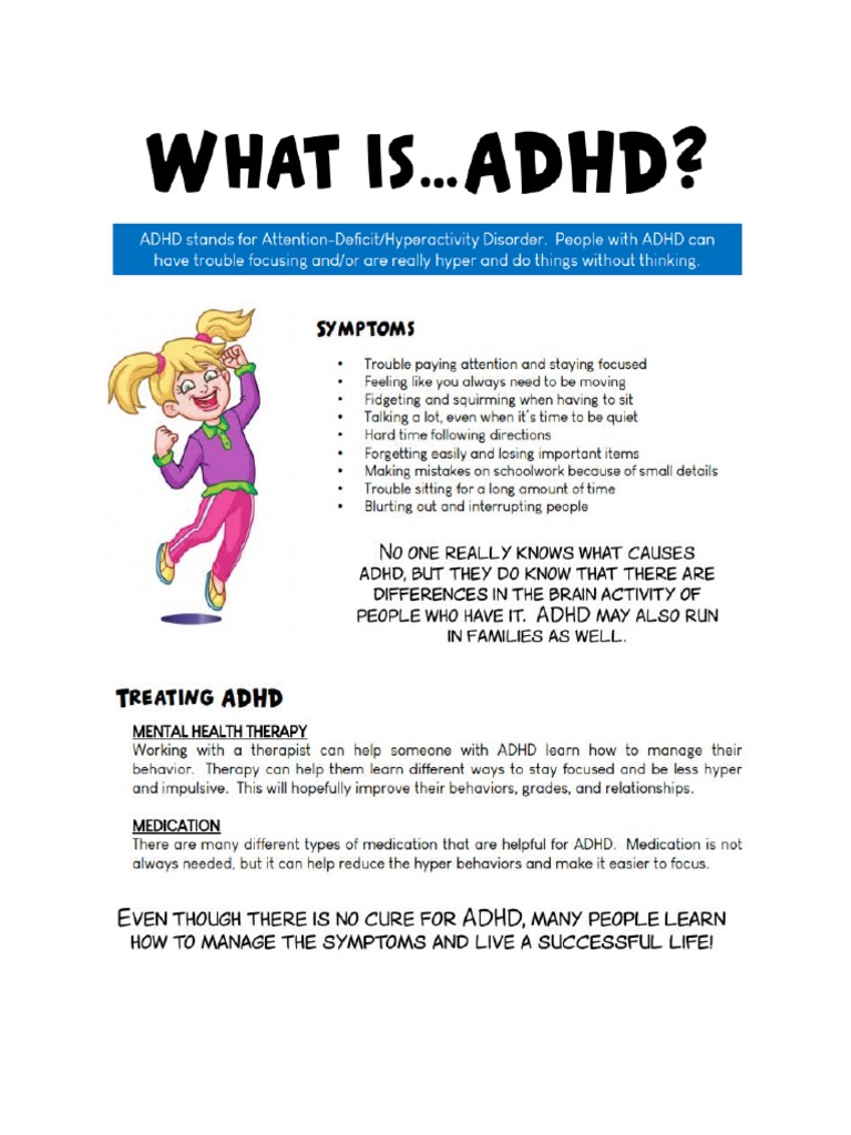 ADHD Informational Sheet | PDF