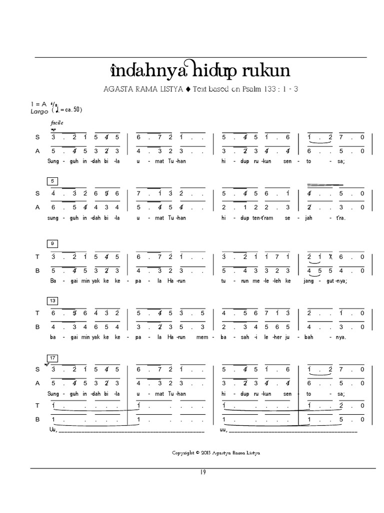 Indahnya Hidup Rukun | PDF