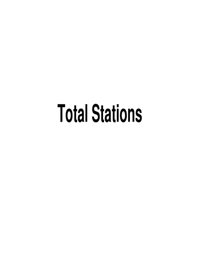 ORIENTATION Total - Stations 3 | PDF | Surveying | Azimuth
