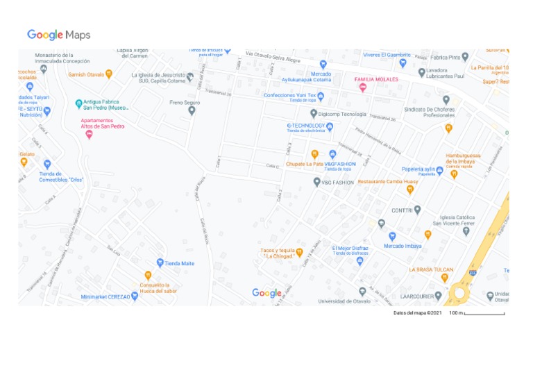 Mapa de Ciudadela Imbaya | PDF