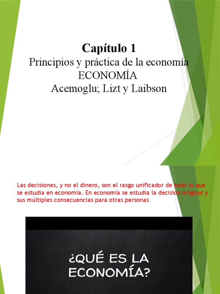 Cap.1 Acemoglu | PDF | Costo de oportunidad | Macroeconómica