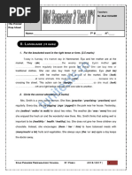 Synthèse Anglais 8ème Année | PDF