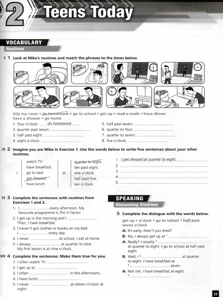 @NA1 - WB - Unit 2 Teens Today | PDF